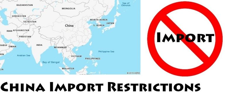 China Import Restrictions – Countryaah.com