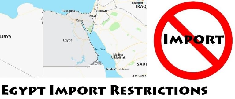 Egypt Import Restrictions – Countryaah.com