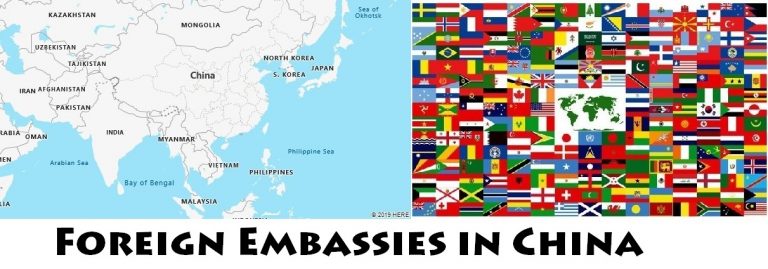 List of Foreign Embassies in China – Countryaah.com