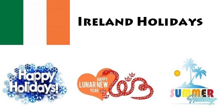 Ireland Public Holidays – Countryaah.com