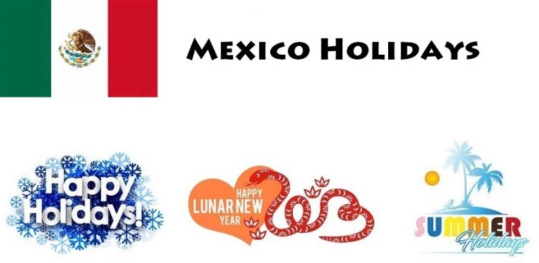 Mexico Public Holidays – Countryaah.com
