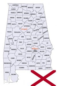 Alabama Counties. List Alphabetically (and by Population) – Countryaah.com