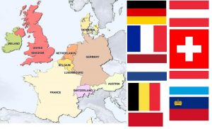 Countries in Western Europe and Their Capitals – Countryaah.com