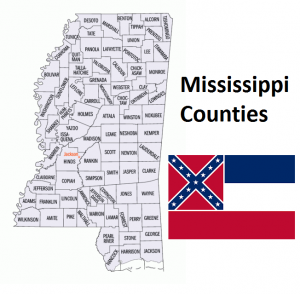 Mississippi Counties. List Alphabetically (and by Population ...