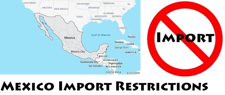 Mexico Import Restrictions – Countryaah.com