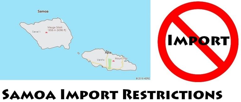 Samoa Import Restrictions – Countryaah.com