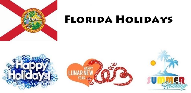 Florida Public Holidays – Countryaah.com