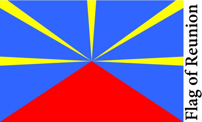 Reunion Flag and Meaning – Countryaah.com