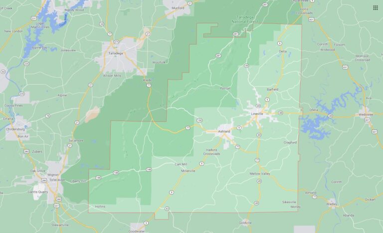 Cities and Towns in Clay County, Alabama – Countryaah.com