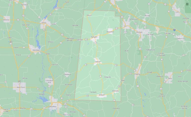 Cities and Towns in Lamar County, Alabama – Countryaah.com
