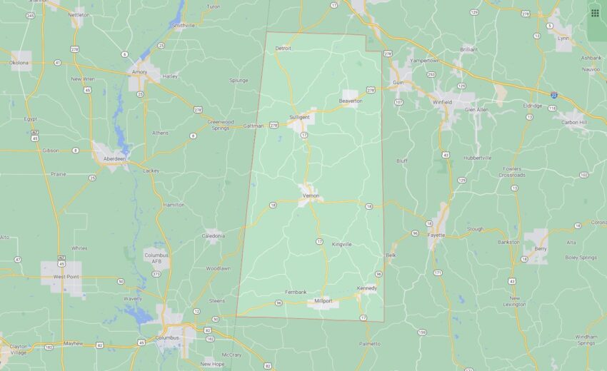 Cities and Towns in Lamar County, Alabama – Countryaah.com
