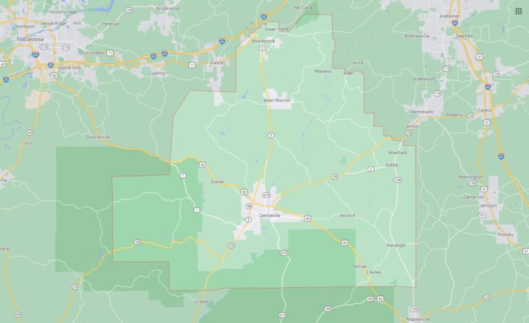 Cities and Towns in Bibb County, Alabama – Countryaah.com