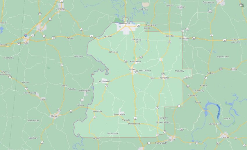 Cities and Towns in Marengo County, Alabama – Countryaah.com