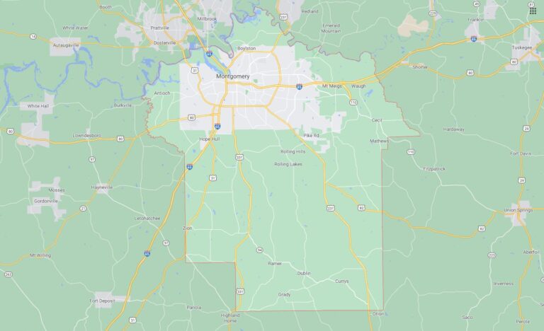 Cities and Towns in Montgomery County, Alabama – Countryaah.com