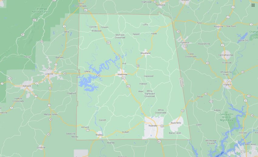 Cities and Towns in Randolph County, Alabama – Countryaah.com