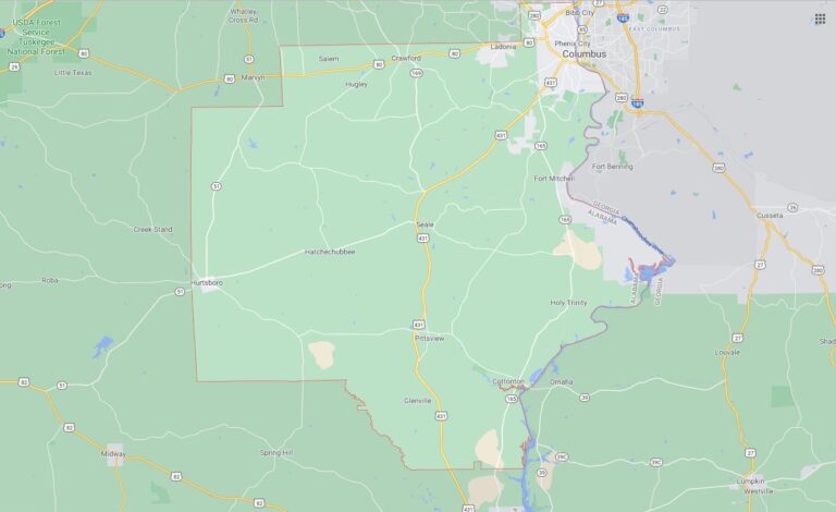 Cities and Towns in Russell County, Alabama – Countryaah.com