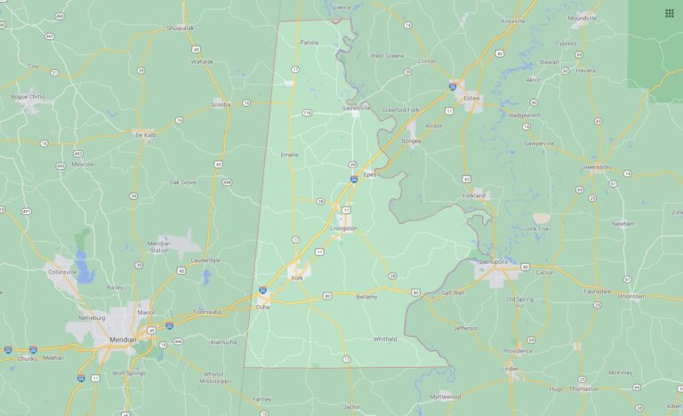 Cities and Towns in Sumter County, Alabama – Countryaah.com