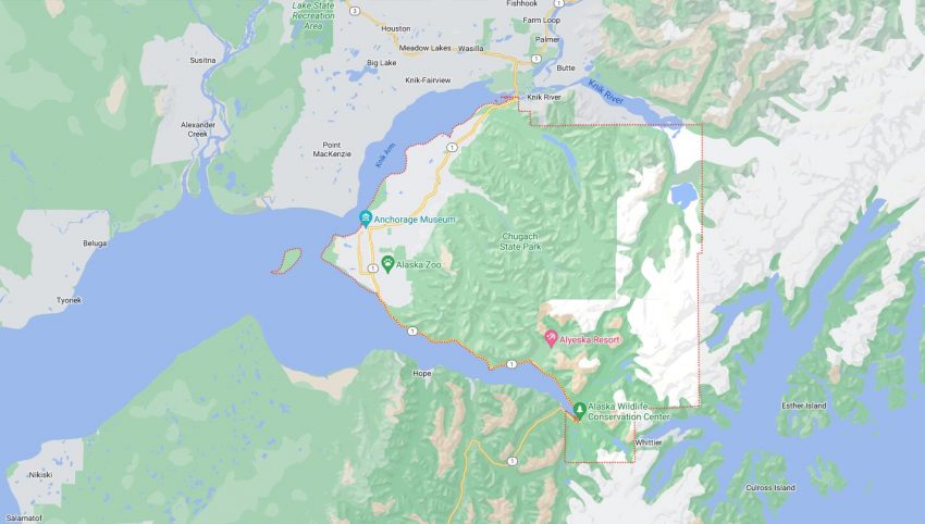 Cities and Towns in Anchorage Borough, Alaska – Countryaah.com