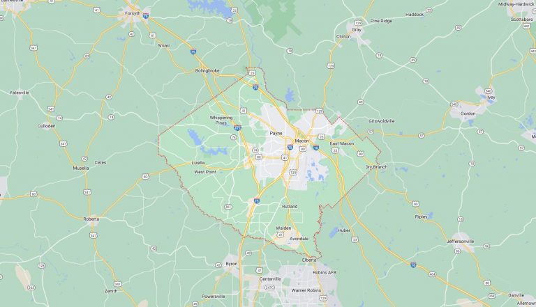 Cities and Towns in Bibb County, Georgia – Countryaah.com