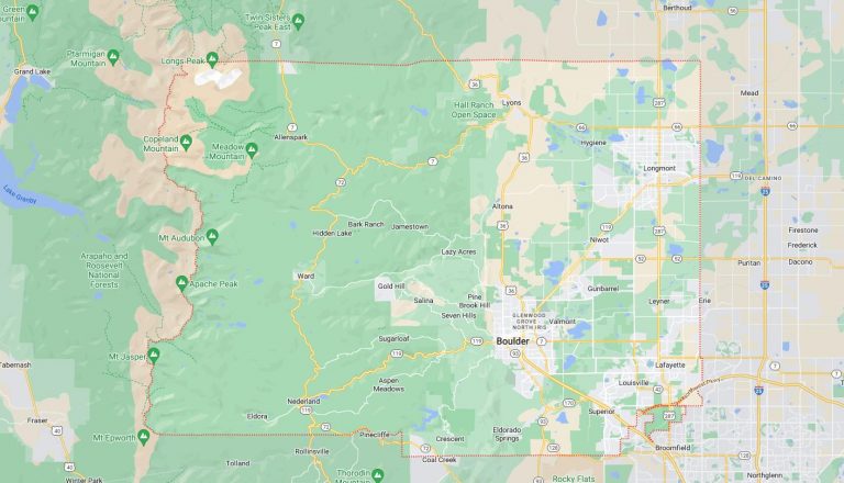 Cities and Towns in Boulder County, Colorado – Countryaah.com