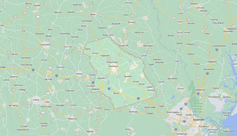 Cities and Towns in Bulloch County, Georgia – Countryaah.com