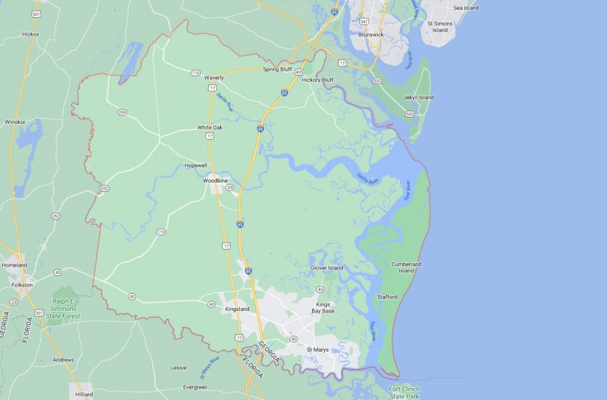 Cities and Towns in Camden County, Georgia – Countryaah.com