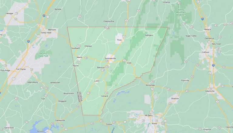 Cities and Towns in Chattooga County, Georgia – Countryaah.com