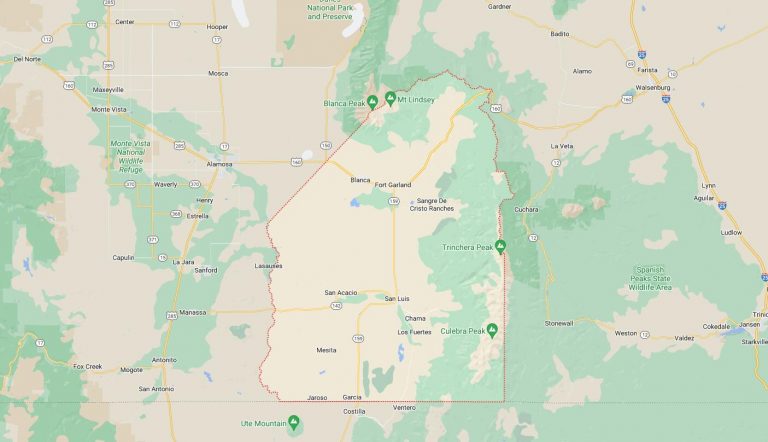 Cities and Towns in Costilla County, Colorado – Countryaah.com