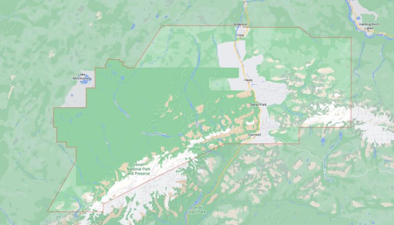 Cities and Towns in Denali Borough, Alaska – Countryaah.com