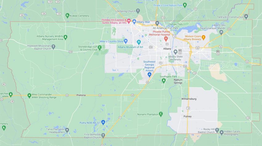 Cities and Towns in Dougherty County, Georgia – Countryaah.com