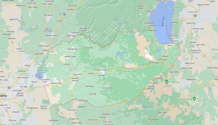Cities and Towns in El Dorado County, California – Countryaah.com