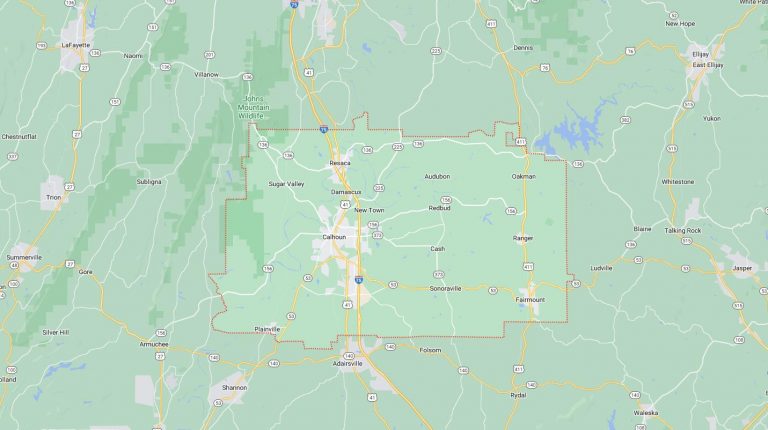 Cities and Towns in Gordon County, Georgia – Countryaah.com