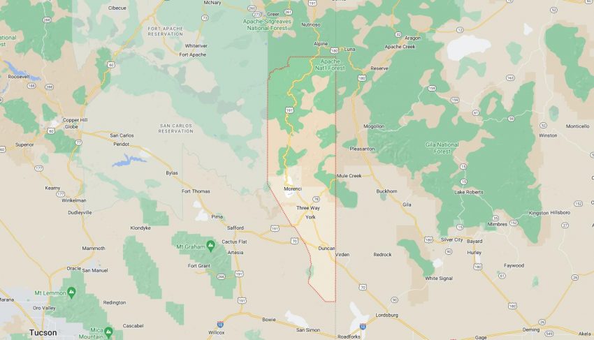 Cities and Towns in Greenlee County, Arizona – Countryaah.com
