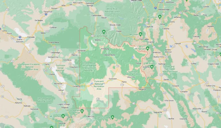 Cities and Towns in Gunnison County, Colorado – Countryaah.com