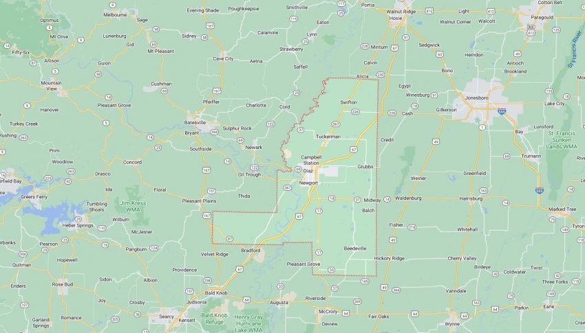 Cities and Towns in Jackson County, Arkansas – Countryaah.com