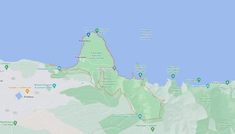 Cities and Towns in Kalawao County, Hawaii – Countryaah.com