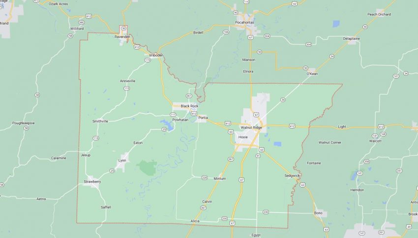 Cities and Towns in Lawrence County, Arkansas – Countryaah.com