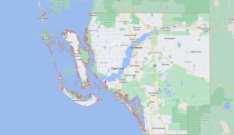 Cities and Towns in Lee County, Florida – Countryaah.com