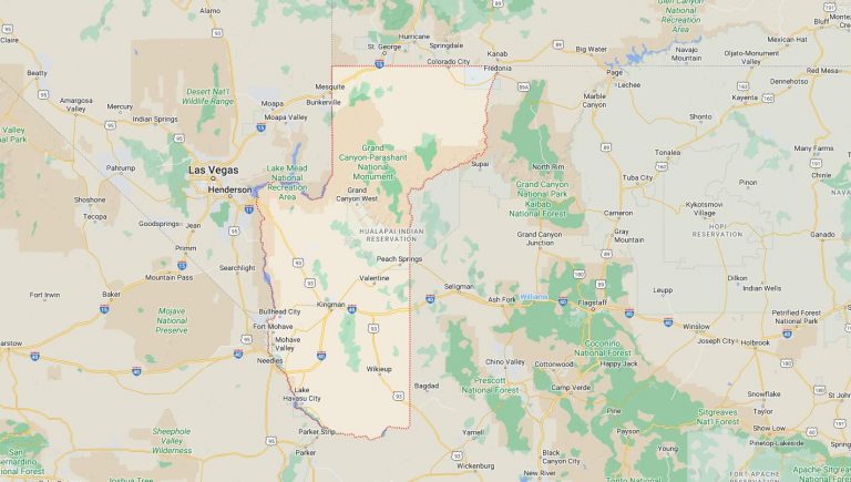 Cities and Towns in Mohave County, Arizona – Countryaah.com