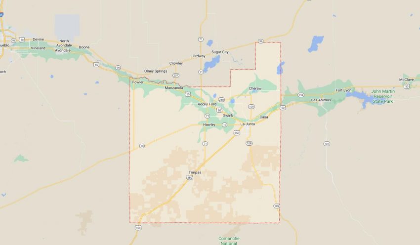 Cities and Towns in Otero County, Colorado – Countryaah.com