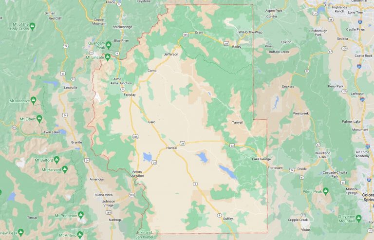 Cities and Towns in Park County, Colorado – Countryaah.com