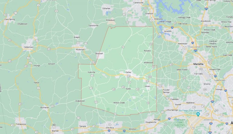Cities and Towns in Paulding County, Georgia – Countryaah.com
