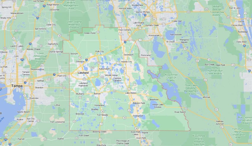 Cities and Towns in Polk County, Florida – Countryaah.com