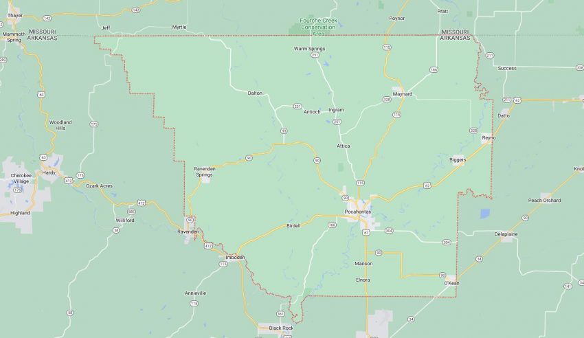 Cities and Towns in Randolph County, Arkansas – Countryaah.com