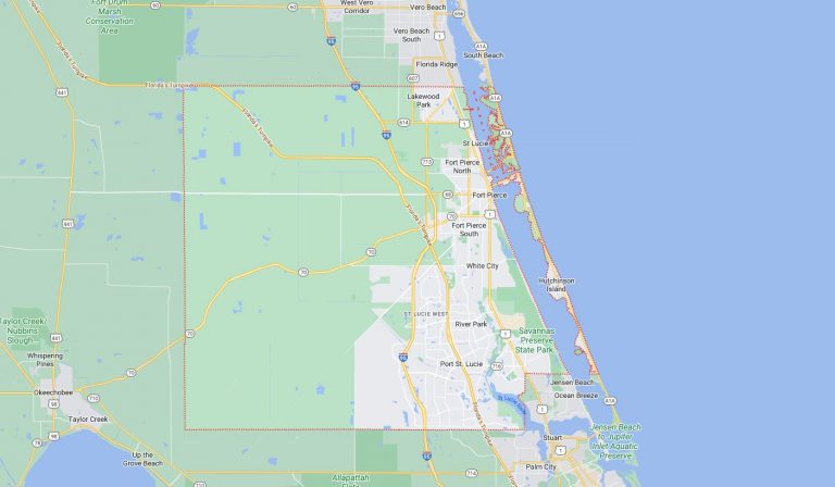 Cities and Towns in Saint Lucie County, Florida – Countryaah.com