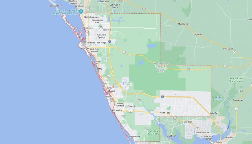 Cities and Towns in Sarasota County, Florida – Countryaah.com