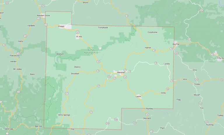 Cities and Towns in Searcy County, Arkansas – Countryaah.com