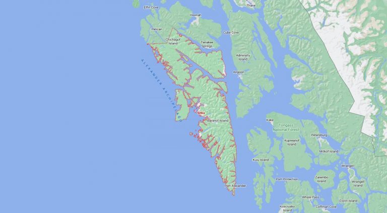 Cities and Towns in Sitka Borough, Alaska – Countryaah.com