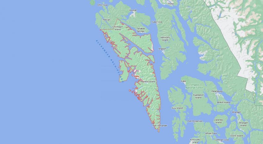 Cities and Towns in Sitka Borough, Alaska – Countryaah.com
