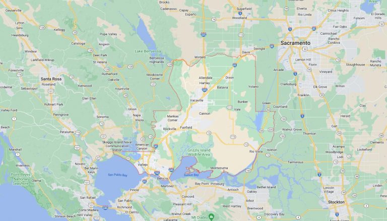 Cities and Towns in Solano County, California – Countryaah.com